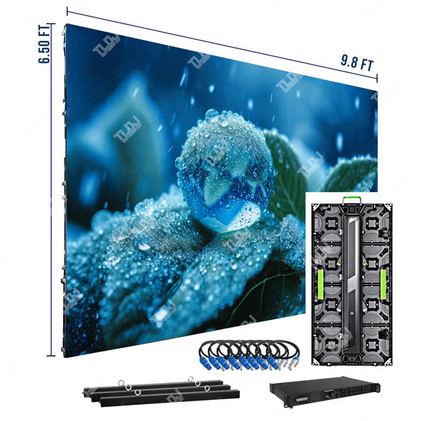 Rent P3.9 9.8ft x 6.5ft LED Indoor Video Wall / Per Day – TLDJ Rentals